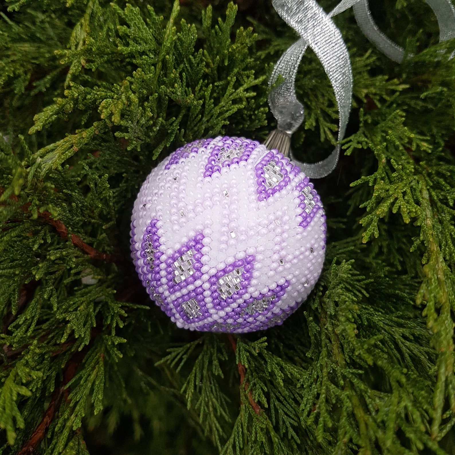 Christmas tree ball Beads ornament ball Diameter 5.5 cm color | Etsy