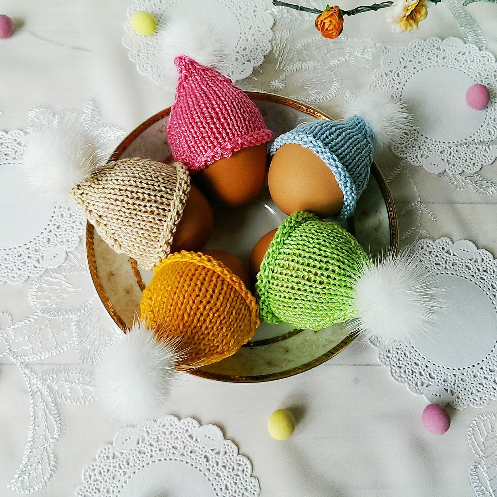 Easter Hat for Eggs Easter Egg Warmer Easter Decor Easter Egg Hat Egg ...