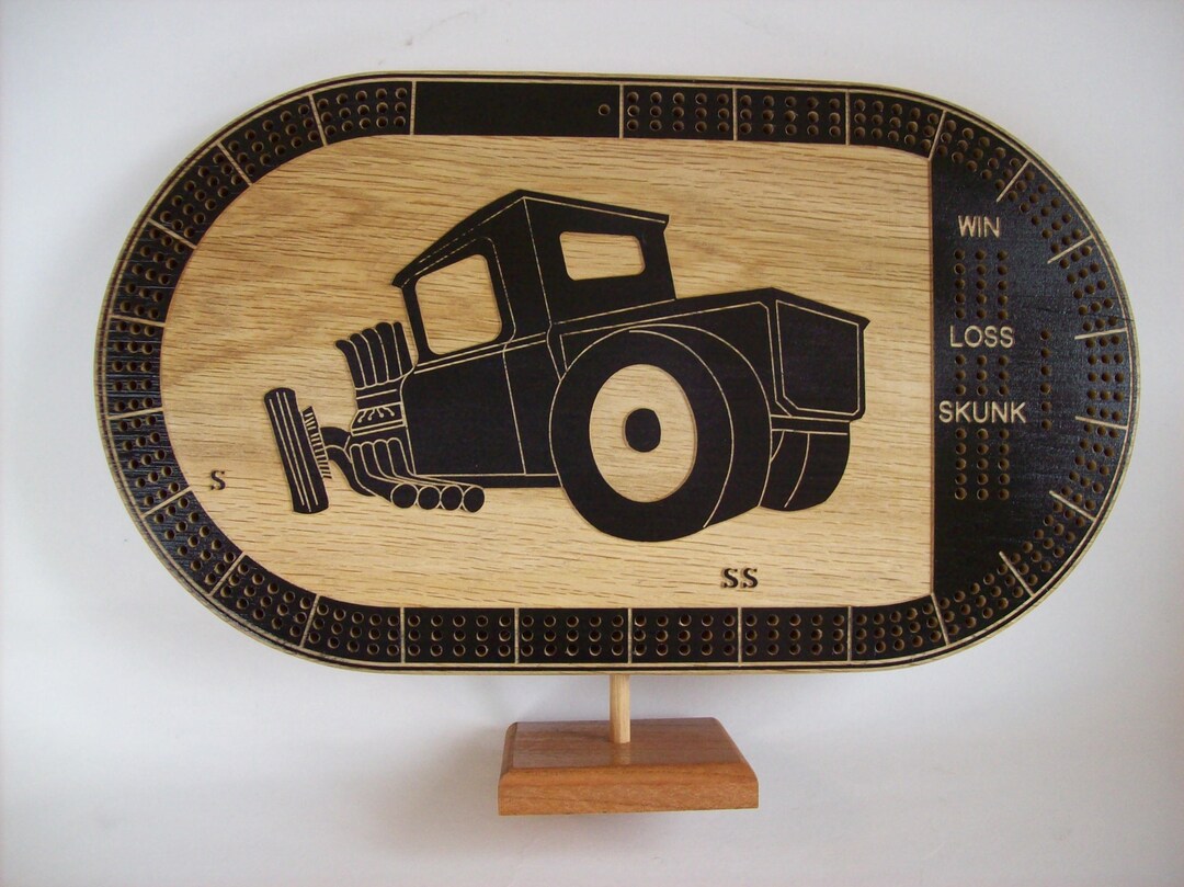 Hotrod Custom Cribbage Board - Etsy