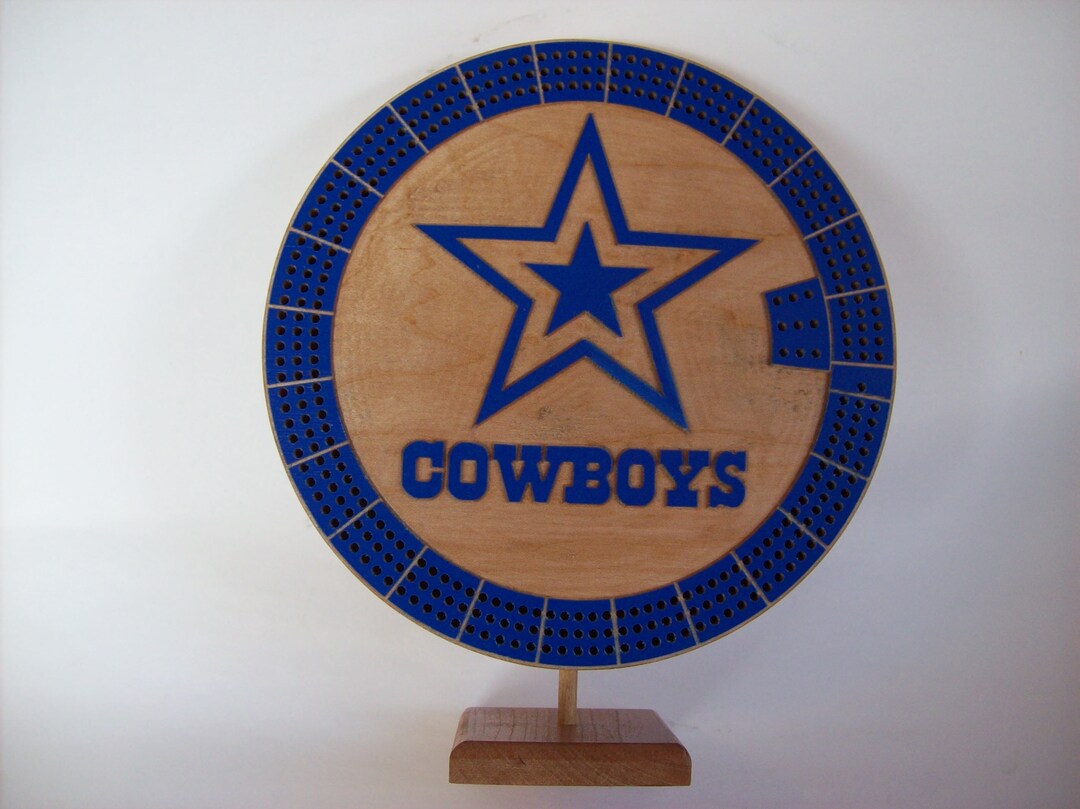 Dallas Cowboys Custom Cribbage Board - Etsy