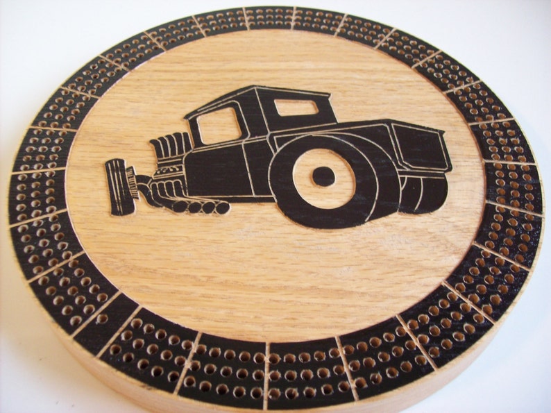 Hotrod Custom Cribbage Board Cartoon Truck - Etsy