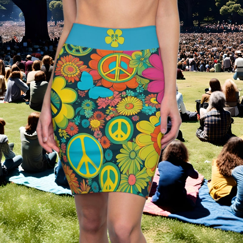 Flower Power Skirt - Etsy