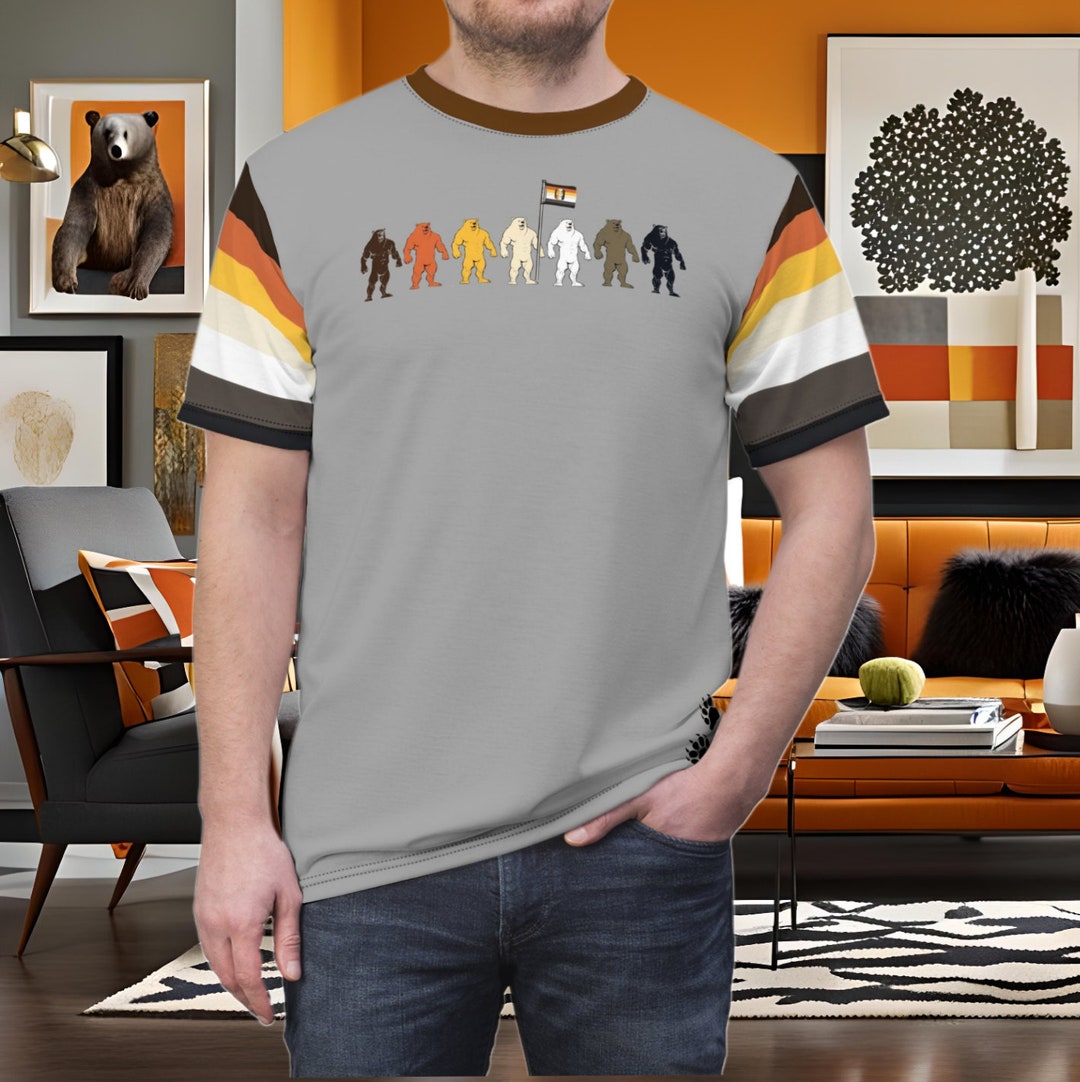 Diverse Peace Bears Pullover Shirt, Bear Pride Shirt W a Unity Bear in ...