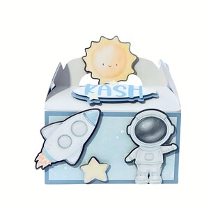 Party Favor Box Space, Custom First Trip Around the Sun, Outer Space ...