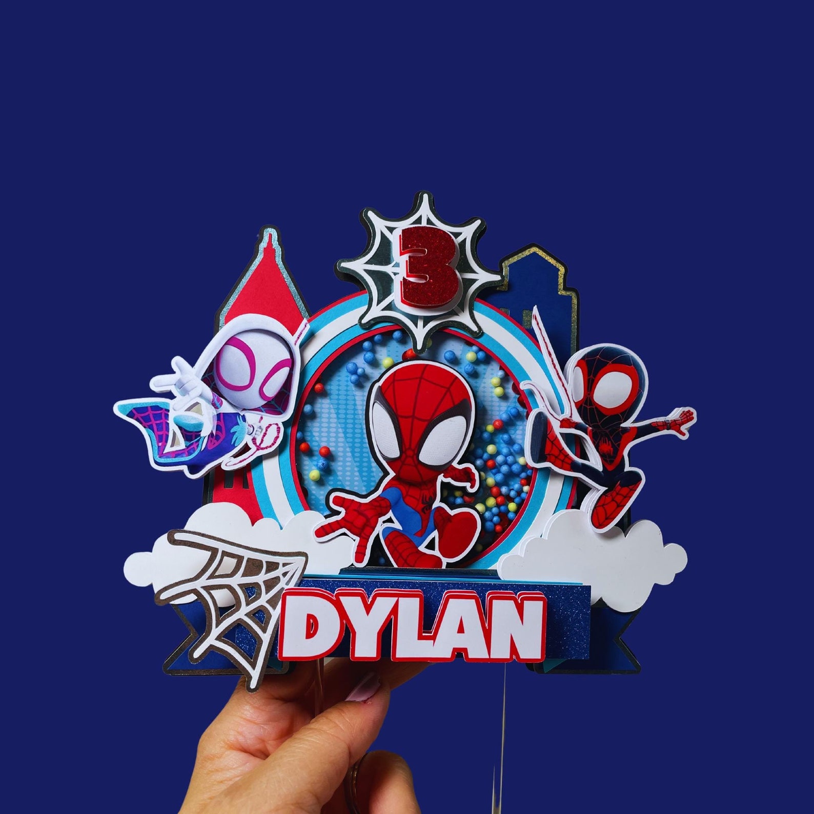 Spidey Cake Topper, Spidey and His Amazing Friends Cake Topper, Spidey ...