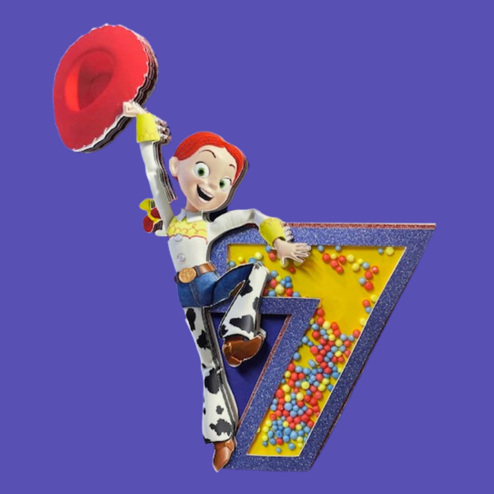 Jessie Cake Topper, Toy Story Cake Topper, Jessie Birthday Party ...