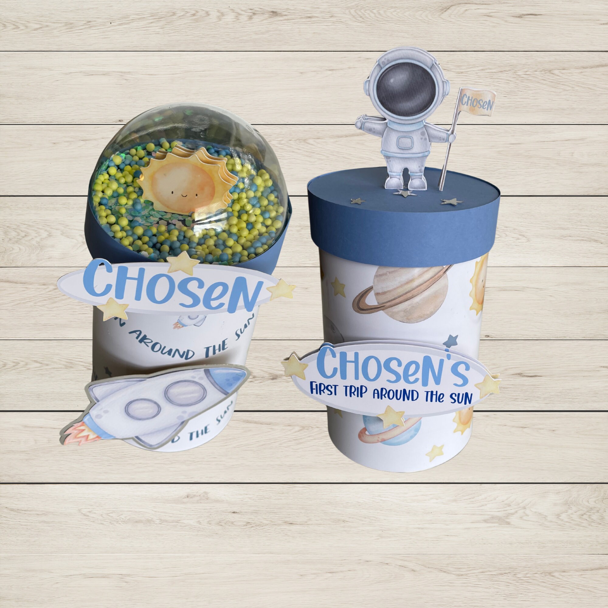 Custom Space Potato Chips, First Trip Around the Sun, Astronaut ...