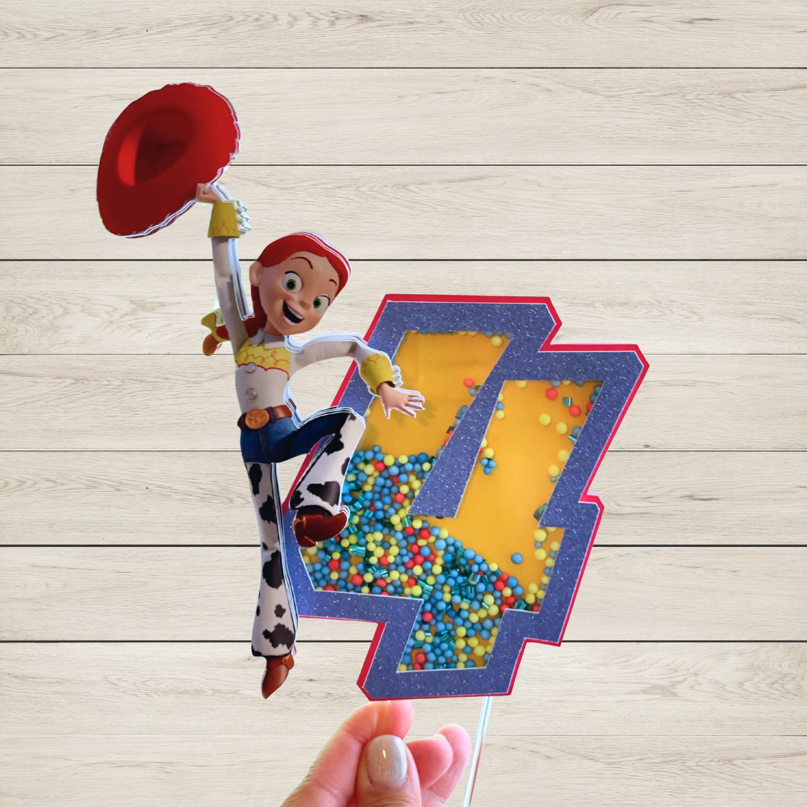 Jessie Cake Topper, Toy Story Cake Topper, Jessie Birthday Party ...