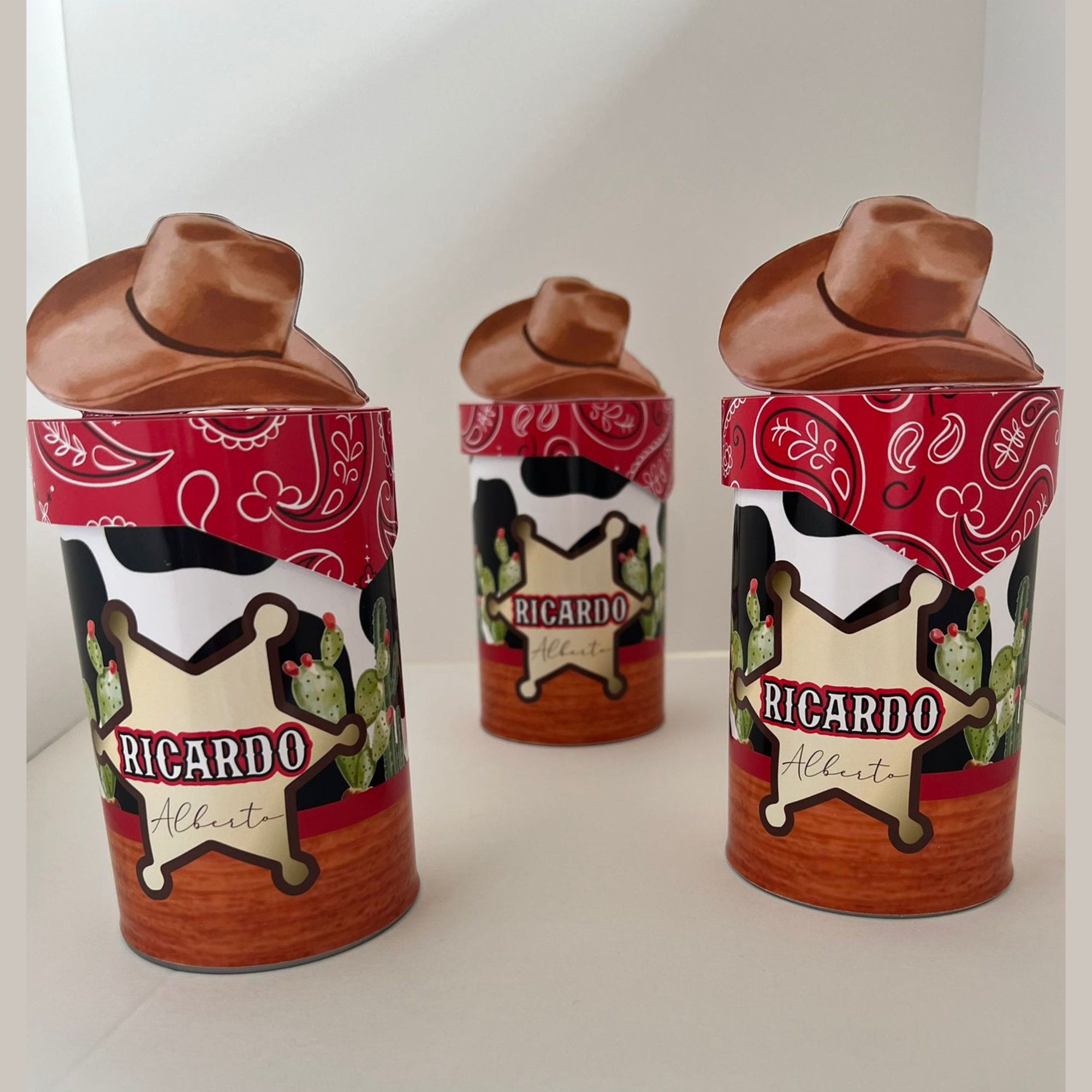 Custom Cowboy Decorated Chips, Western Theme Potato, Rodeo Theme ...