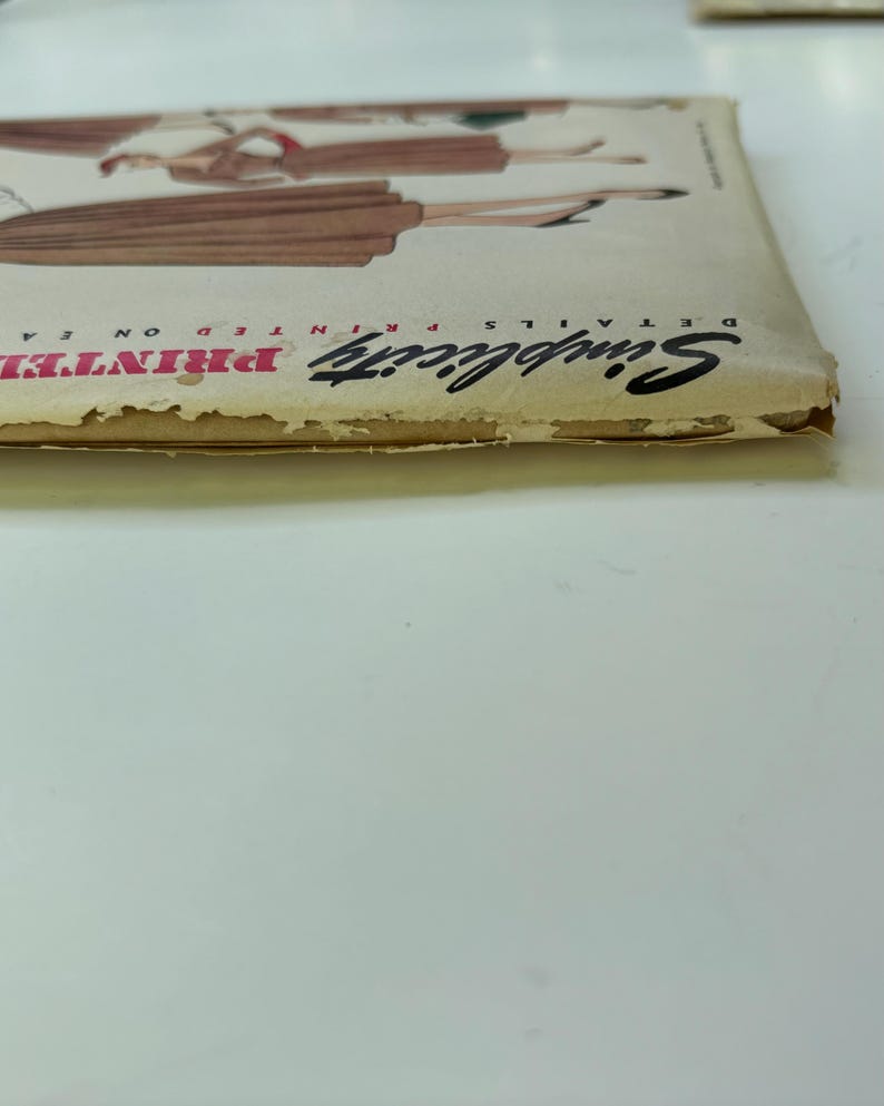 1952 Simplicity Dress Sewing Pattern 4181, Bust 30, Uncut - Etsy
