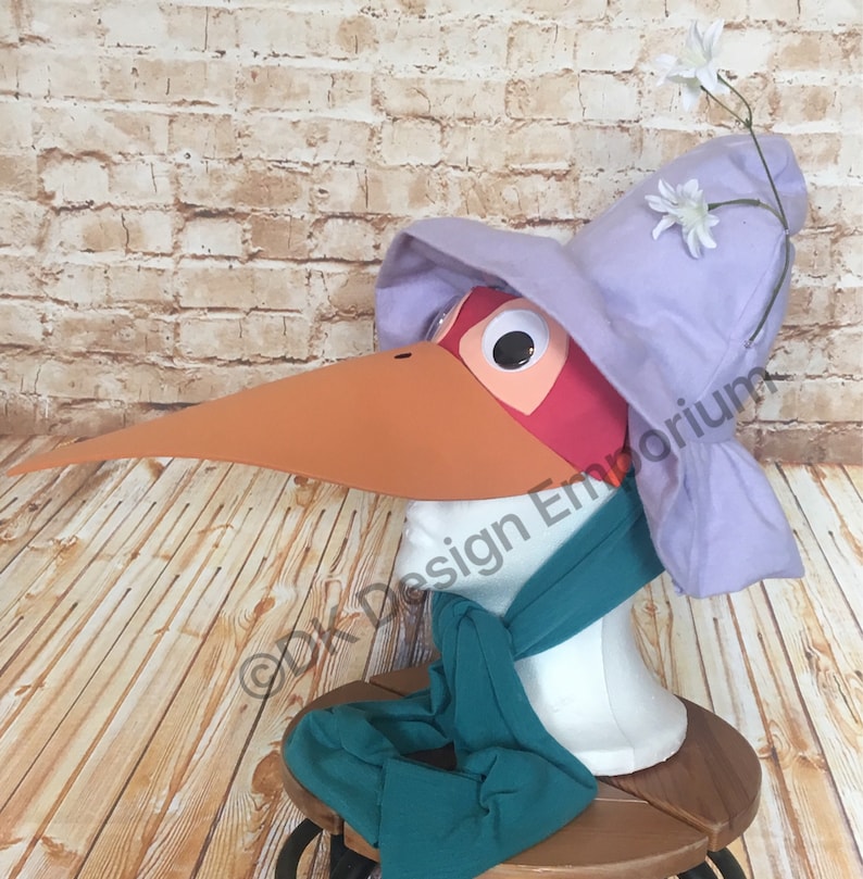 Fox Disguised as Stork Costume Hat - Stork Hat - Robin Hood Inspired ...