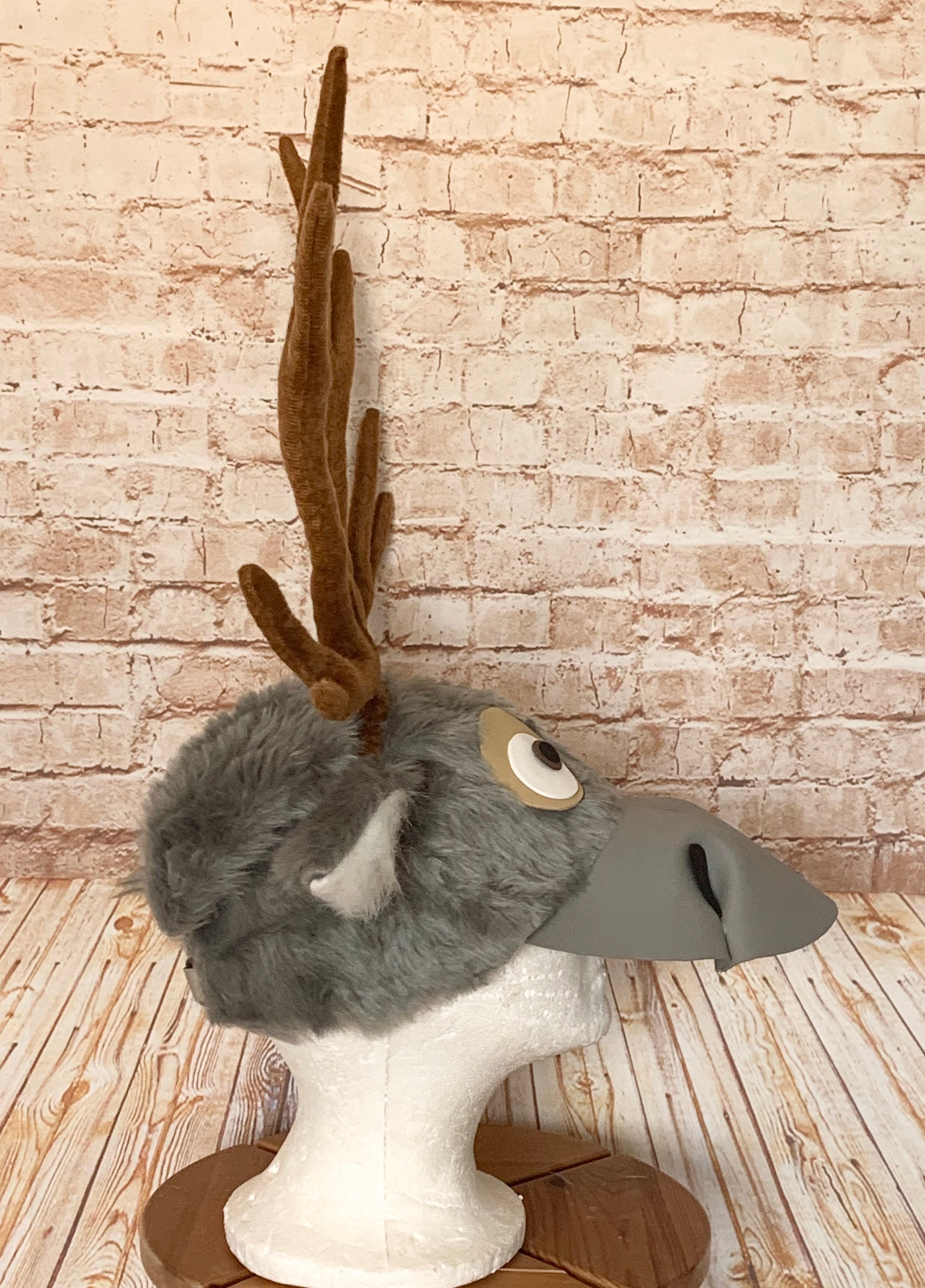 Cartoon Reindeer Costume Hat - Sven Inspired Costume Cap - Reindeer ...
