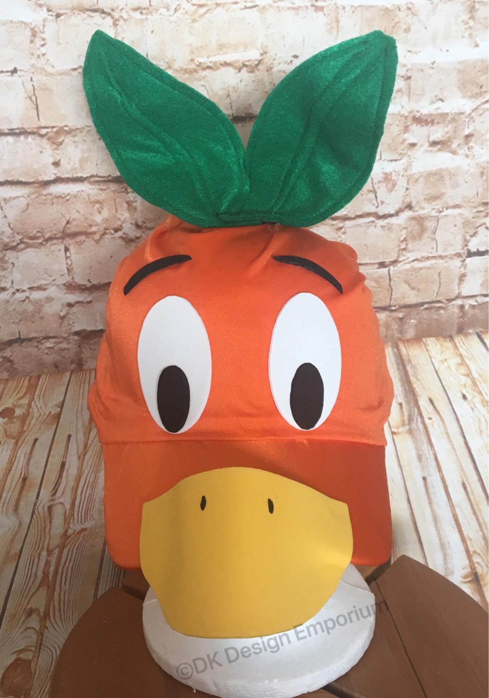Orange Bird Costume Hat - Bird Hat - Orange Costume Cap - Sunshine ...