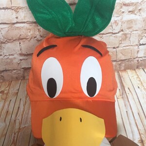 Orange Bird Costume Hat - Bird Hat - Orange Costume Cap - Sunshine ...