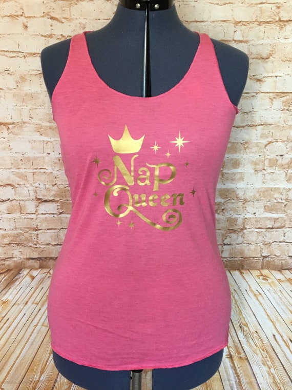 Nap Queen Tank Top Princess Slumber Party Top Princess | Etsy
