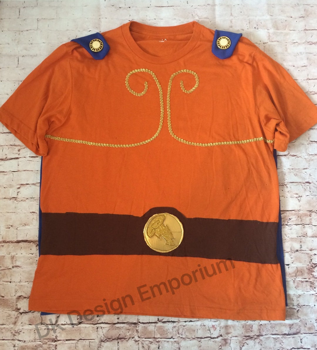 Men's Hercules Costume Shirt - Unisex Hercules Running Costume ...