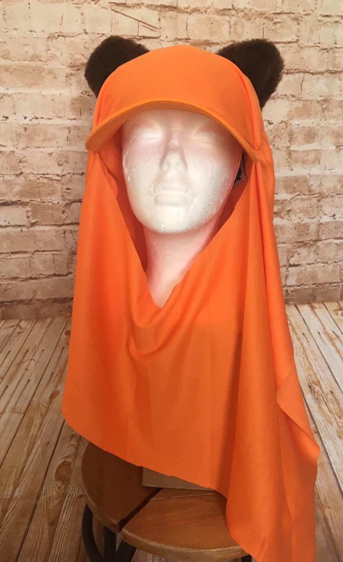 Ewok Inspired Hat - Wicket Running Costume - Adult Ewok Run Costume Cap ...