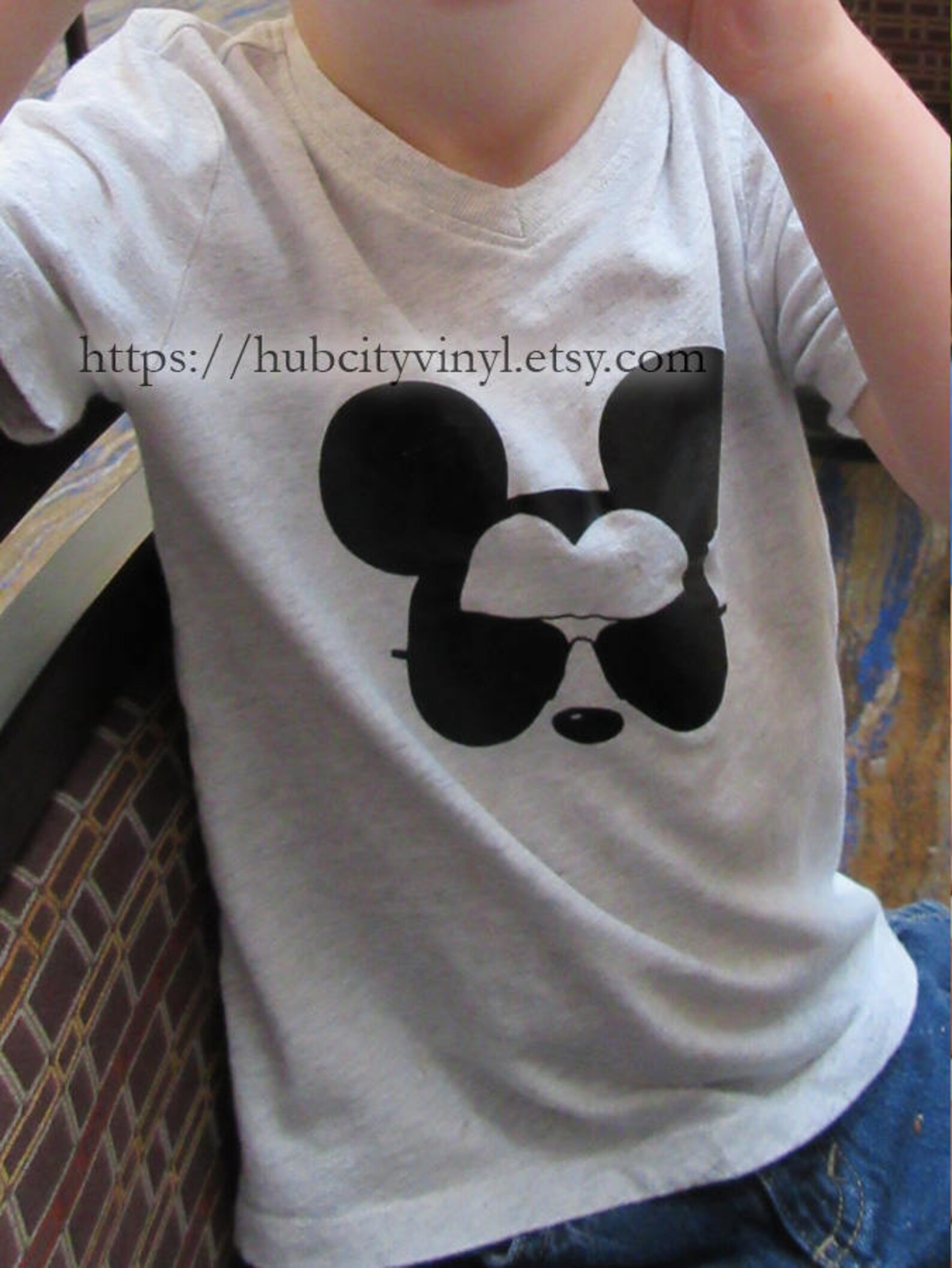 Cool Mickey Mouse in Shades Vinyl DIY IRON ON - Etsy