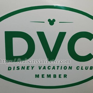 Disney Vacation Club DVC Vinyl Decal - Etsy