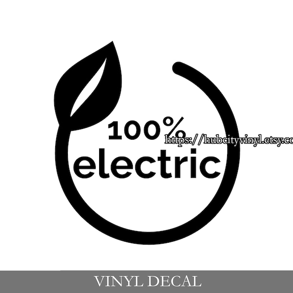 Electric Vehicle Decal - Etsy