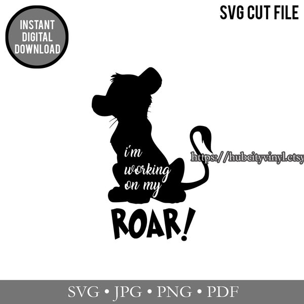 Working on My Roar Svg - Etsy