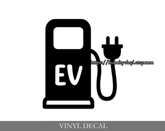 Ev Charger Port Decal - Etsy