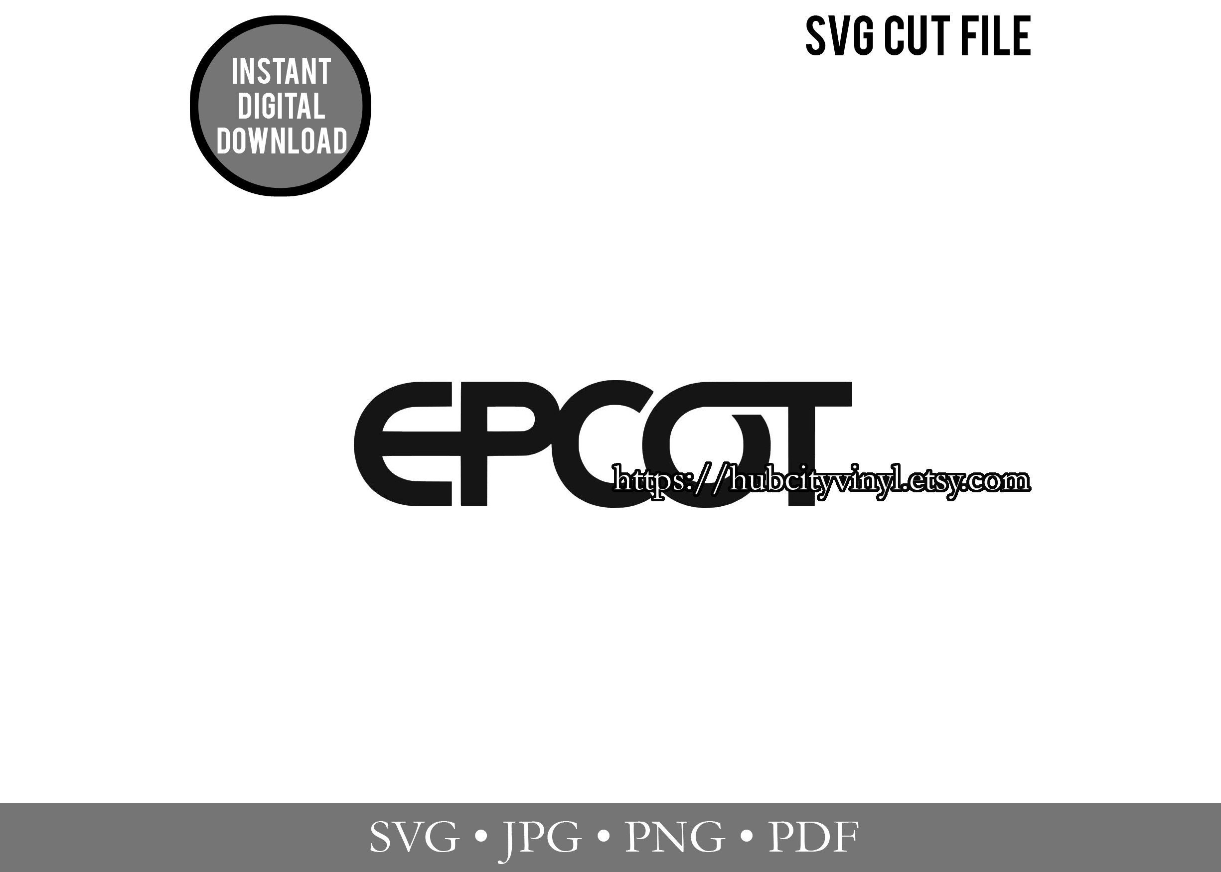 SVG Cut File Instant Download Epcot .svg .jpg .png | Etsy