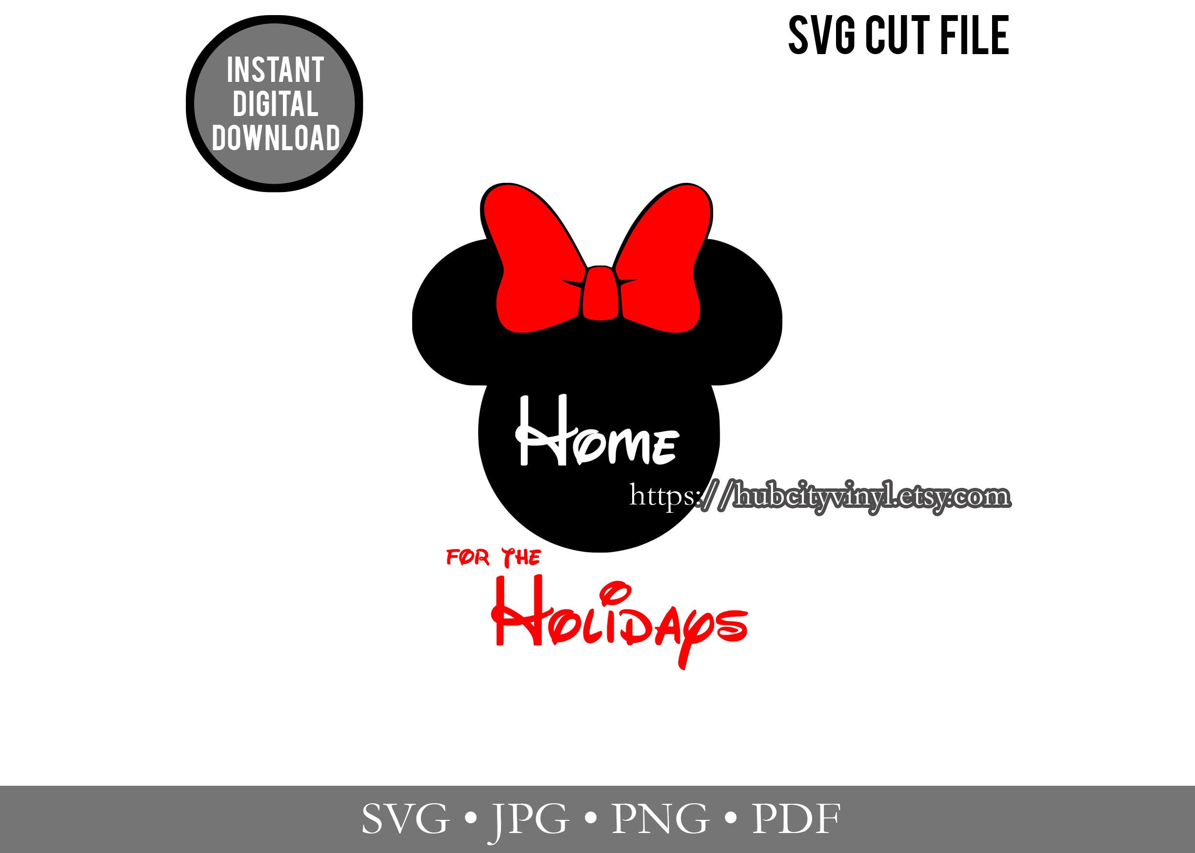 Disney SVG Cut File Instant Download Disney Home for the - Etsy Canada