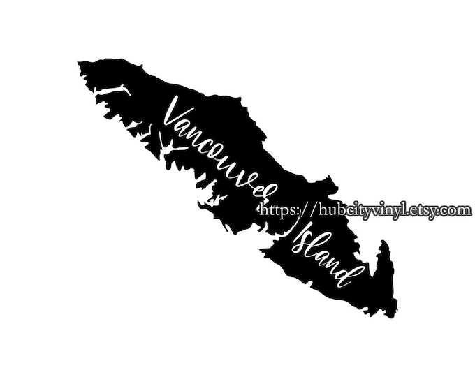 Vancouver Island Decal/ Decal/ Vinyl Decal/ Laptop Sticker/ Car Decal ...