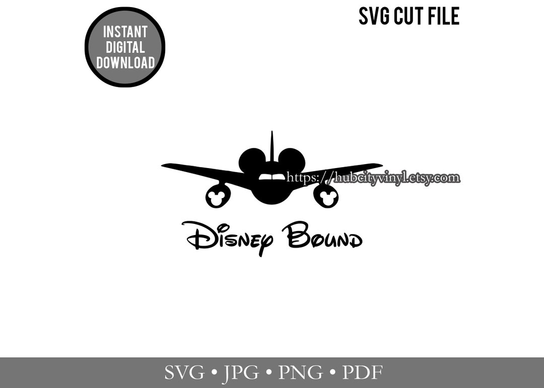 SVG - Cut File - Instant Download - WDW Bound (.svg, .jpg, .png, .pdf ...