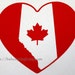 Love for Alberta Flag Decal - Etsy Canada