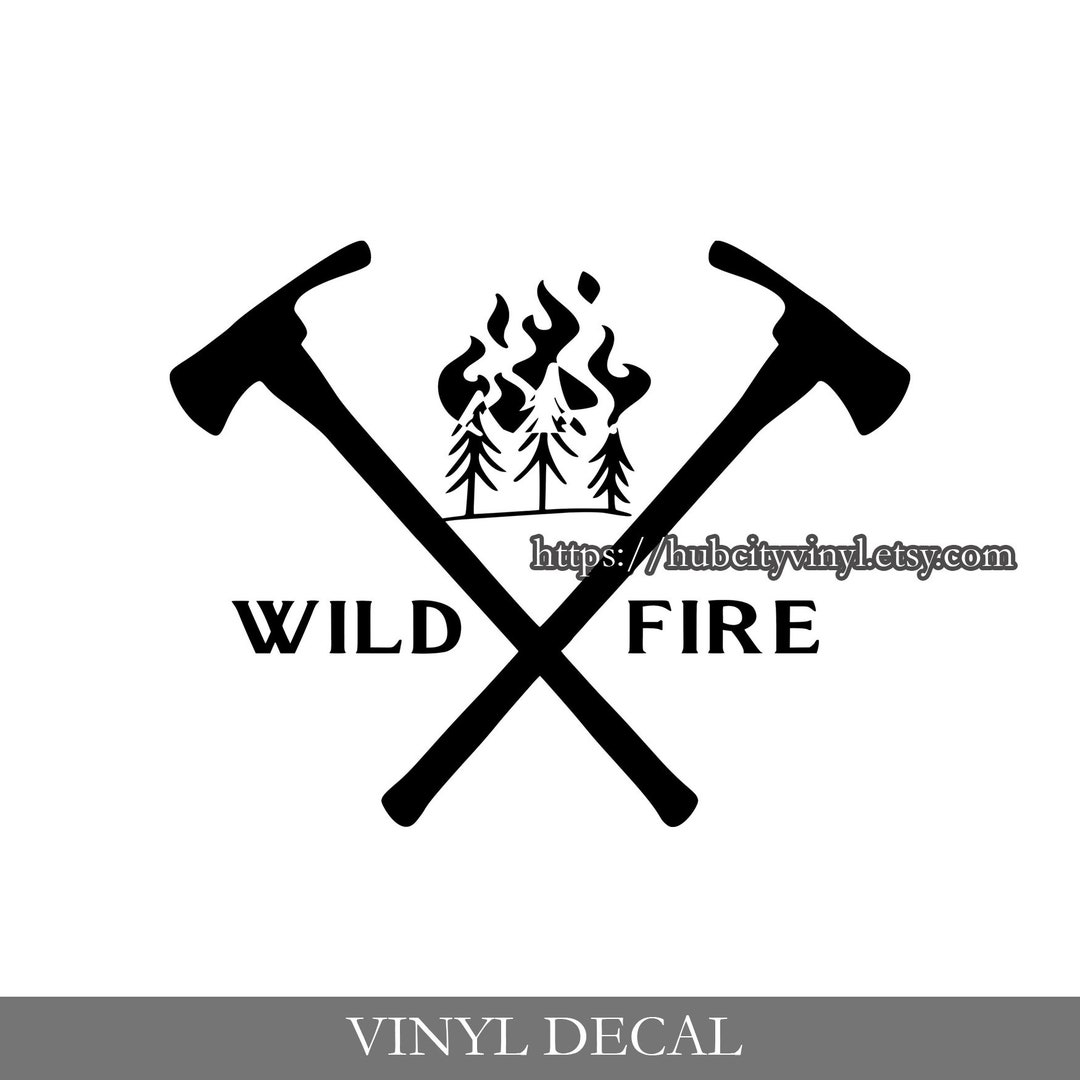 Wild Fire Vinyl Decal - Etsy