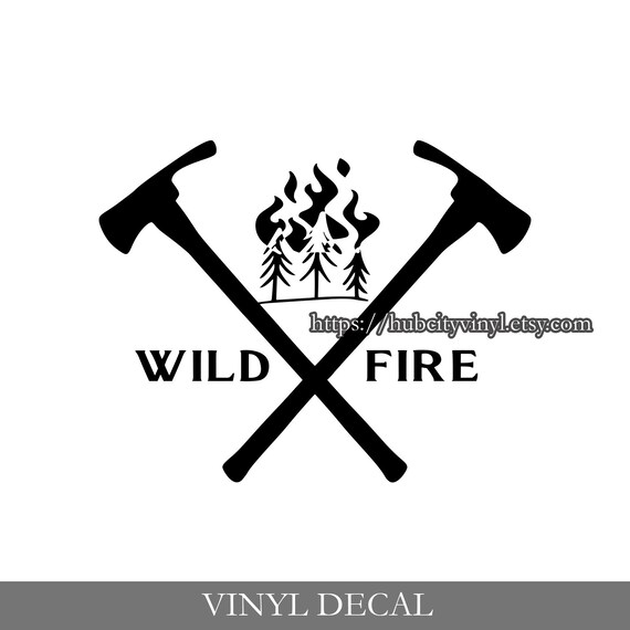 Wild Fire Vinyl Decal - Etsy