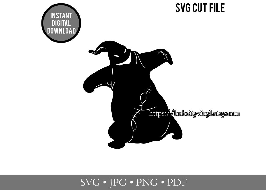 SVG - Cut File - Instant Download - Oogie Boogie - (.svg, .jpg, .png ...