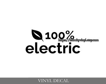 100 Electric Decal - Etsy