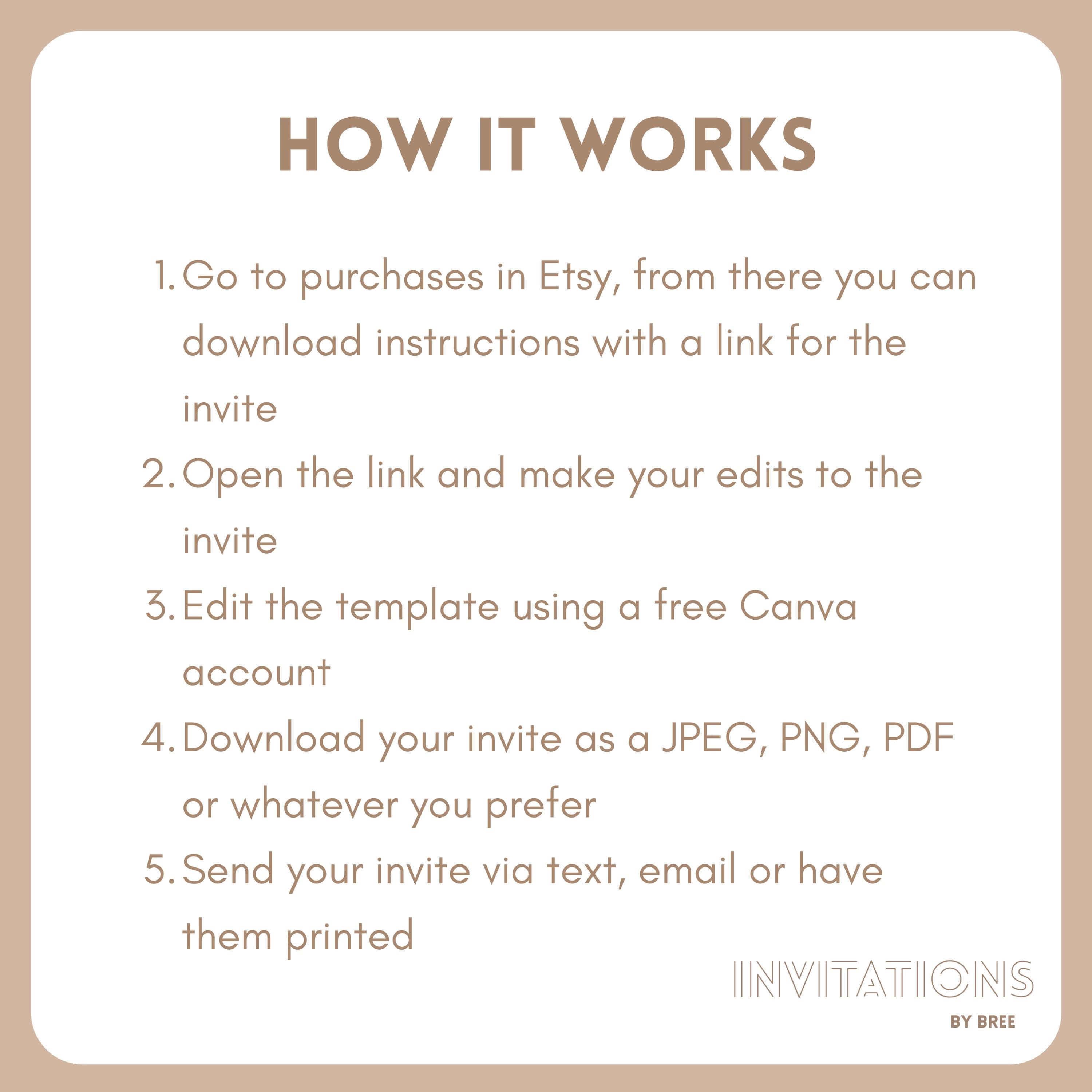 Ava - Daisy Birthday Party Invite | Digital Invite | 5x7 Editable ...