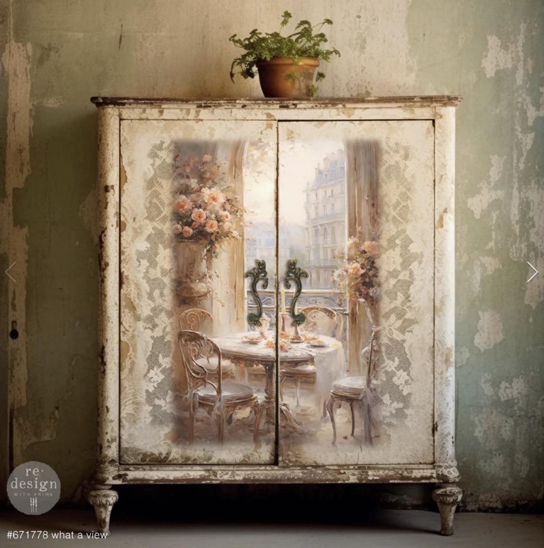 Decoupage Paper - Redesign With Prima® - What A View - Same Day FREE ...