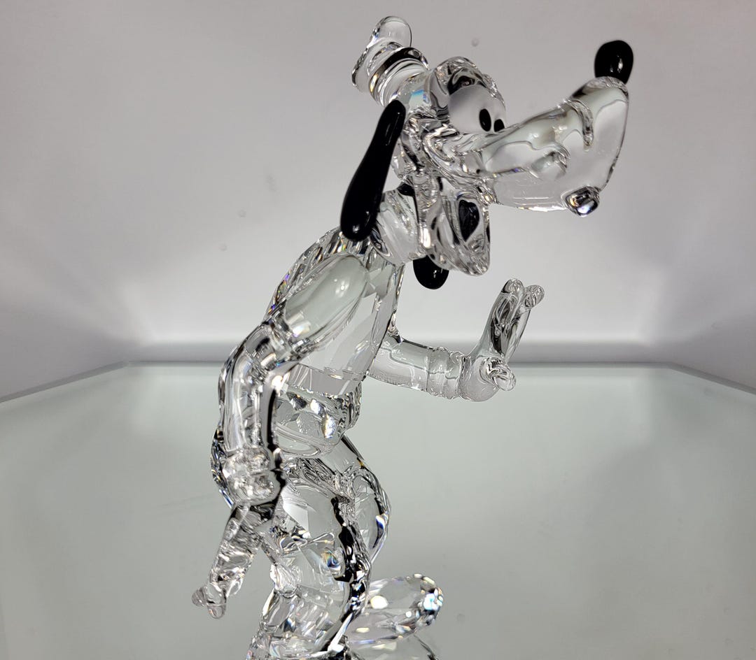 SWAROVSKIDISNEYGOOFY Vintage Crystal Figurine Sculpture Micky Mouse ...