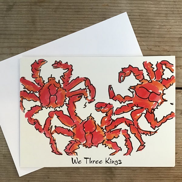 Three Kings Card - Etsy