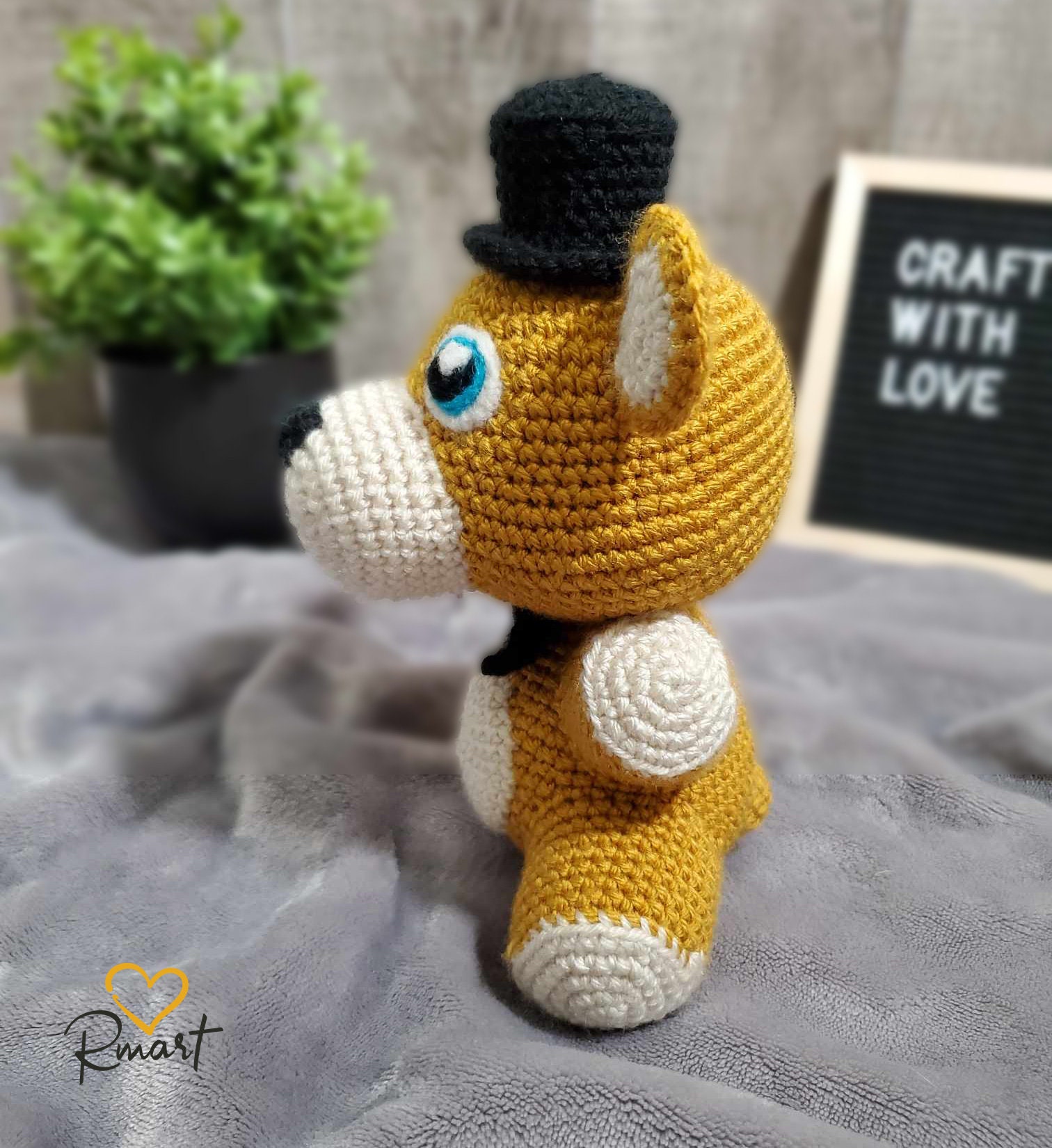 Freddy Glamrock Crochet Pattern, FNAF Amigurumi (PDF Pattern) - Etsy