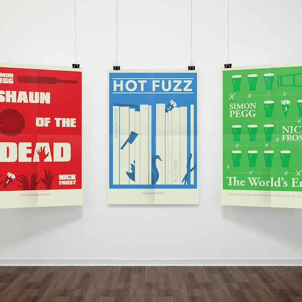 Cornetto Trilogy Posters - Etsy