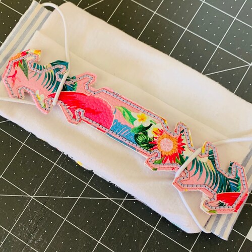 ITH Face Mask Extender Embroidery Design in the Hoop Face | Etsy