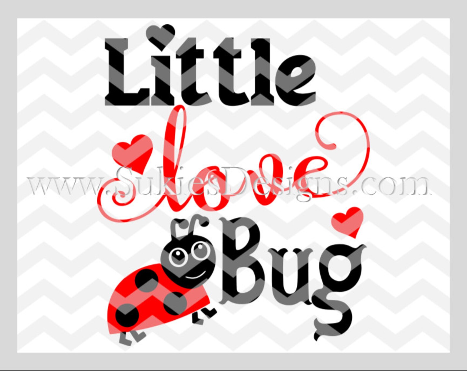 Little Love Bug SVG DXF PNG Files for Cricut and Silhouette | Etsy