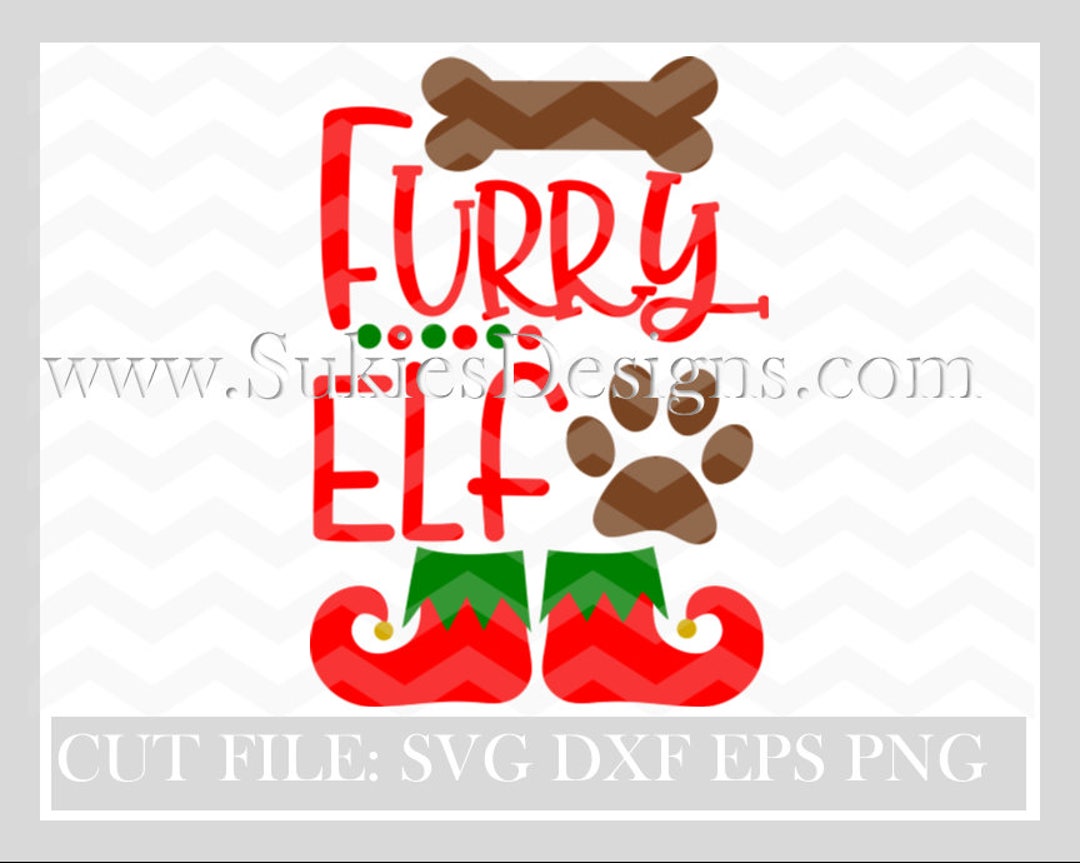 Furry Elf SVG, DXF, PNG Files for Cricut and Silhouette Cutting ...