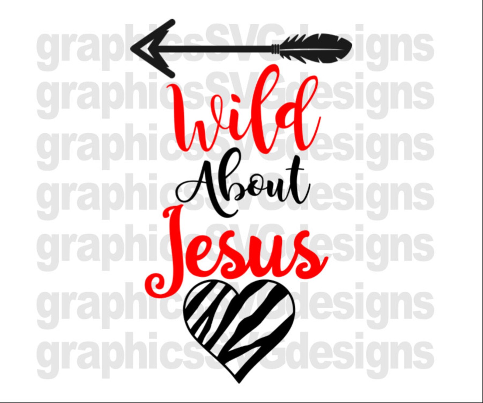 Wild About Jesus SVG File for Cricut and Cameo DXF for | Etsy
