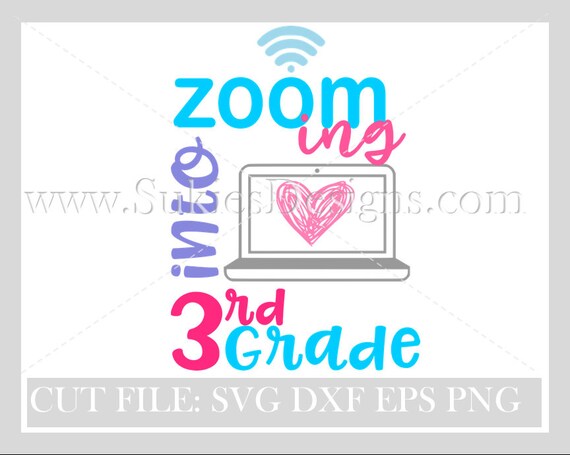 Zooming Into Third Grade SVG DXF PNG Files for Cutting | Etsy