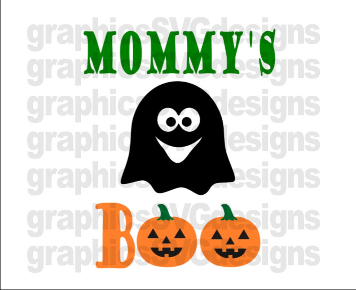 Mommy's Boo SVG File for Cricut and Cameo DXF for - Etsy