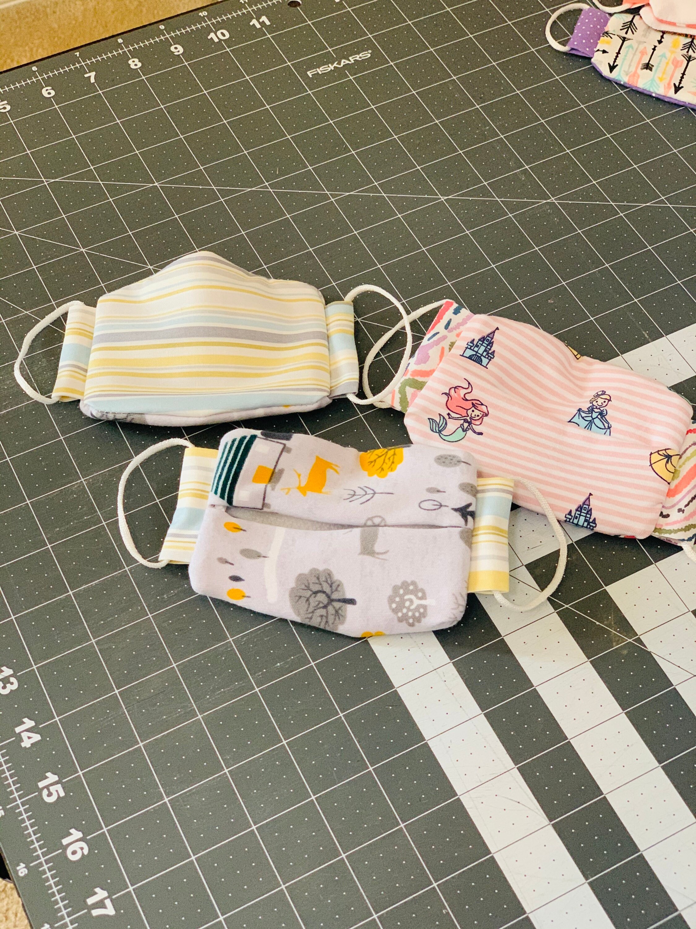 In the Hoop Kids Face Mask 2 Sizes With Pocket and Nose Insert | Etsy