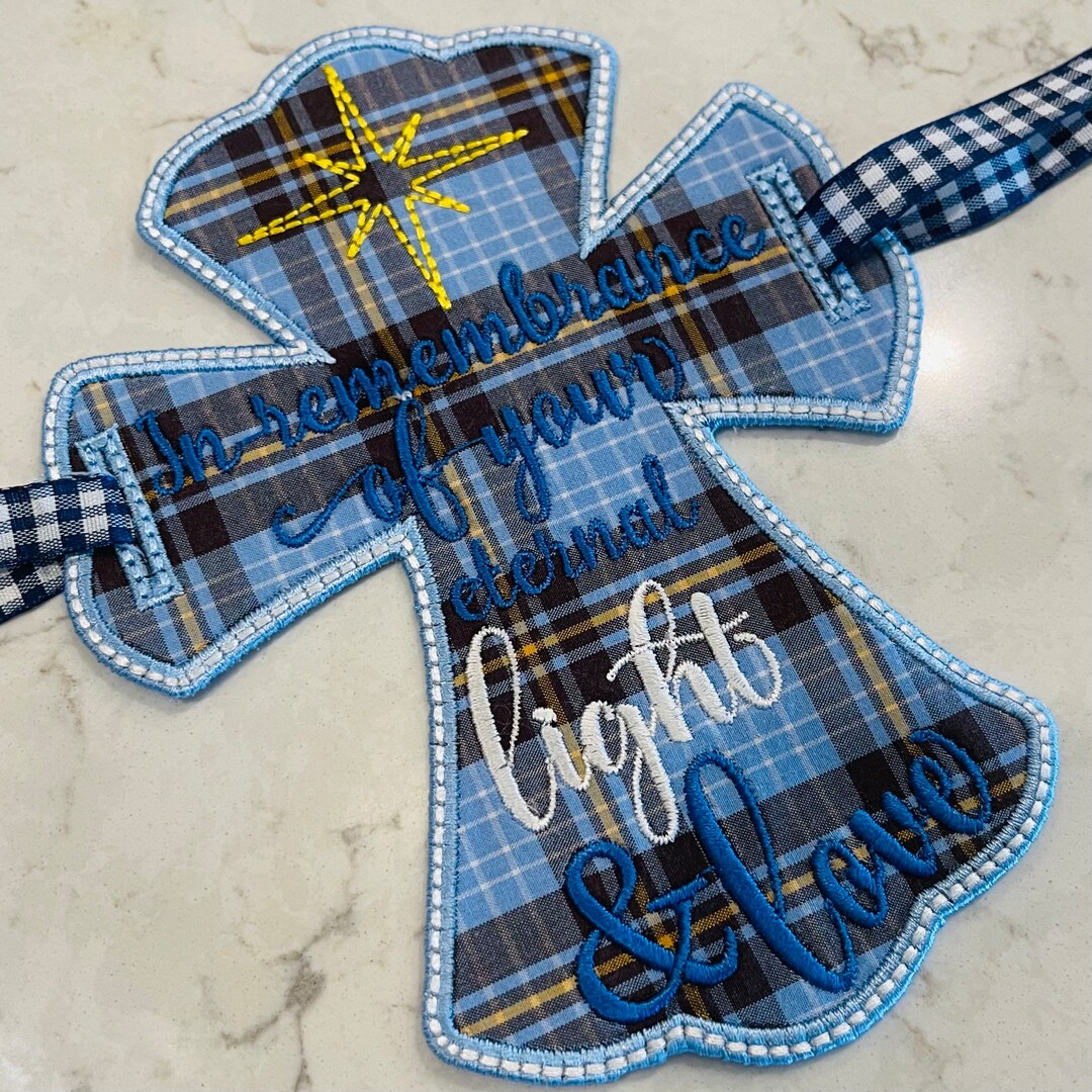 In Remembrance of Your Eternal Light and Love,memorial Embroidery ...