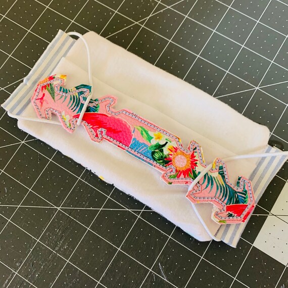 ITH Face Mask Extender Embroidery Design in the Hoop Face | Etsy